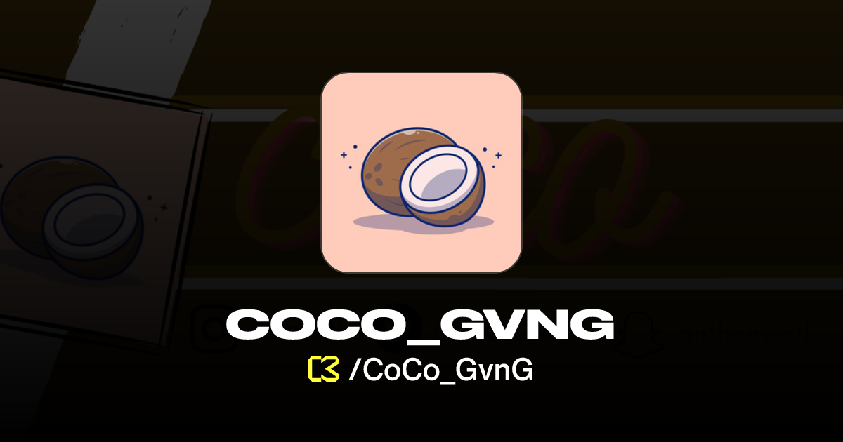 CoCo_GvnG (@CoCo_GvnG) | Konect