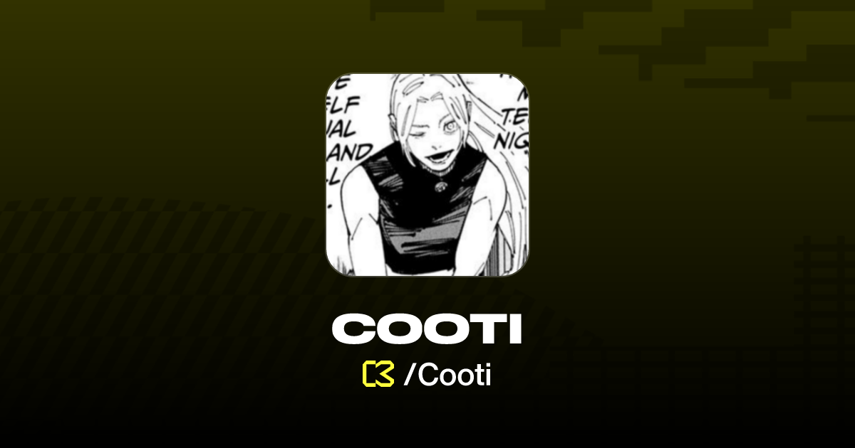 Cooti (@Cooti) | Konect