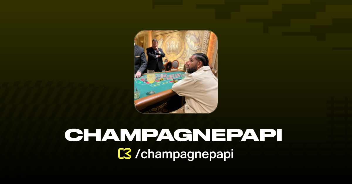 champagnepapi (@champagnepapi) | Konect
