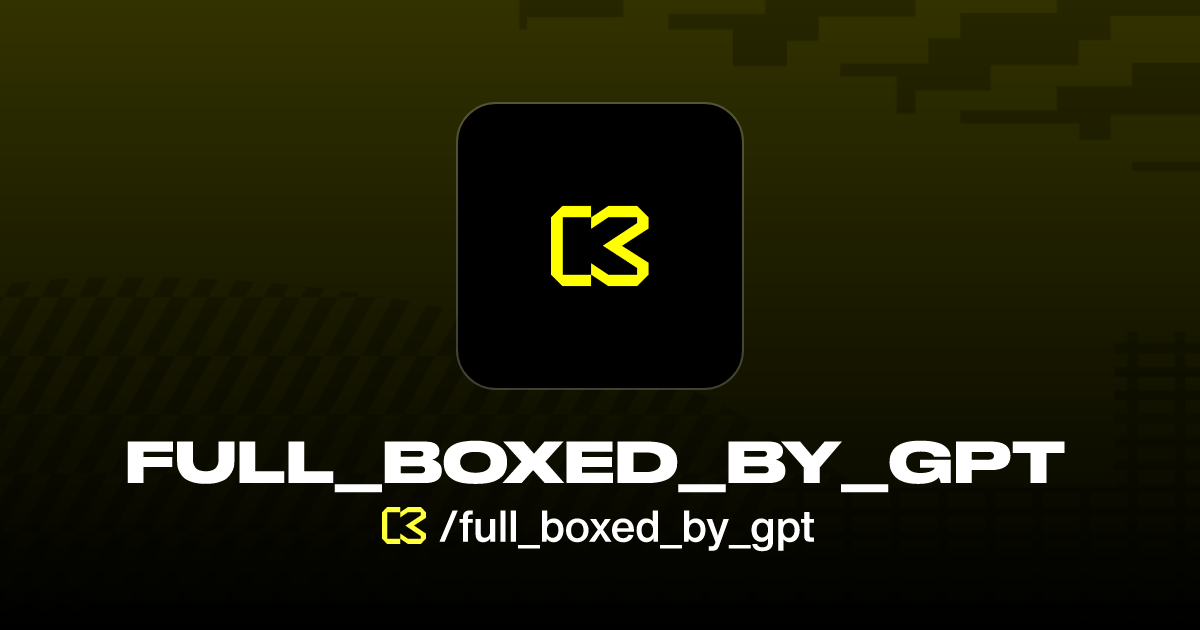 full_boxed_by_gpt (@full_boxed_by_gpt) | Konect