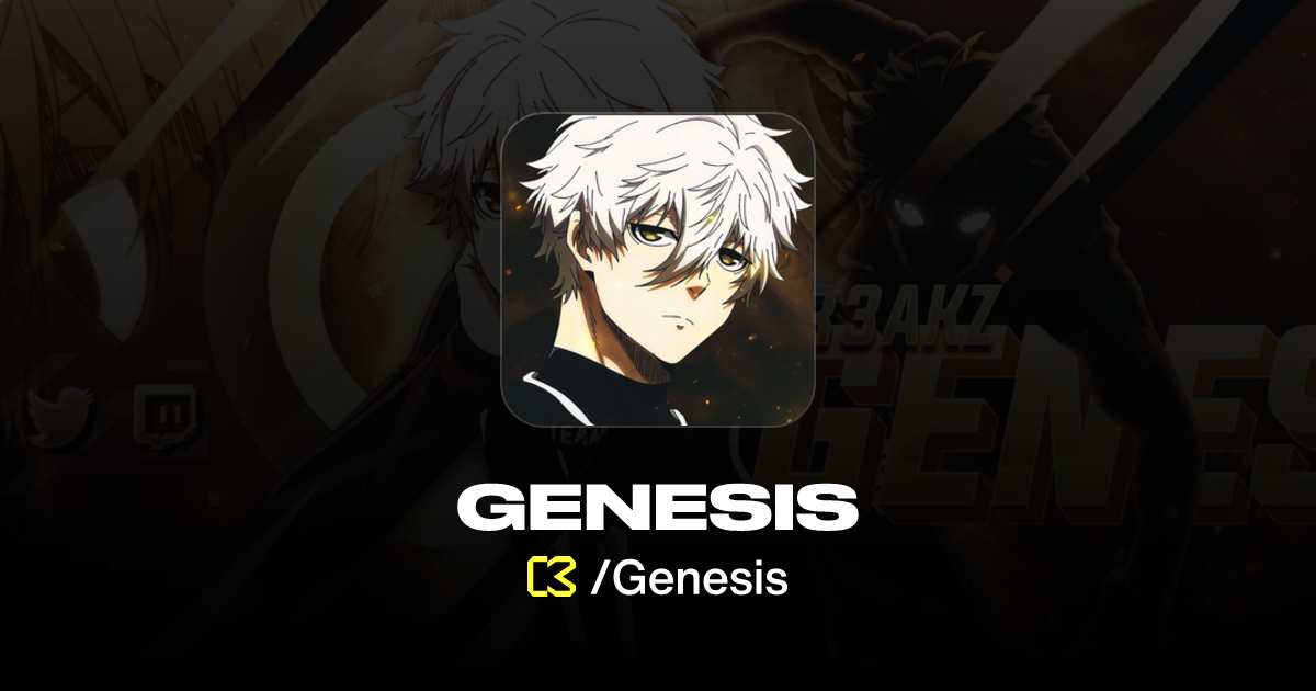 Genesis (@Genesis) | Konect