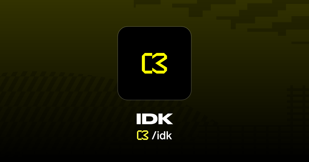 idk (@idk) | Konect