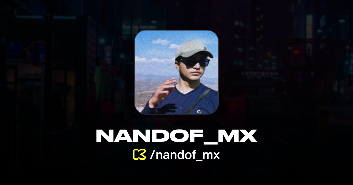 NandoF_mx (@nandof_mx) | Konect