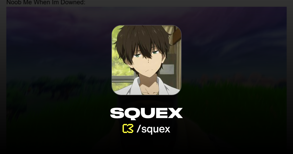 squex (@squex) | Konect