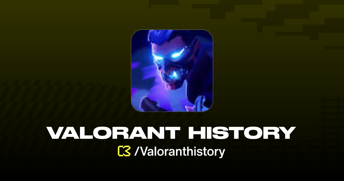 Valorant history (@Valoranthistory) | Konect