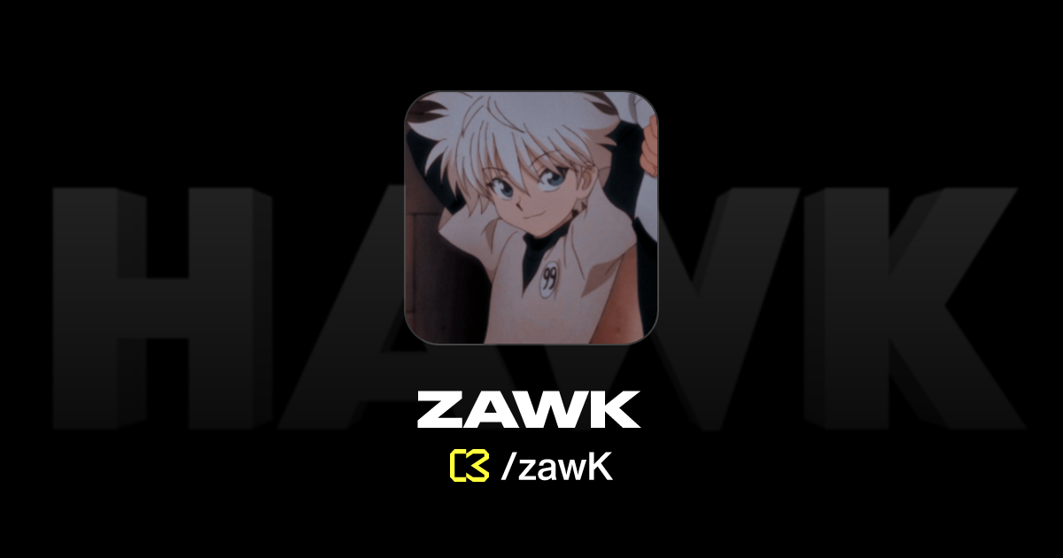 zawK (@zawK) | Konect